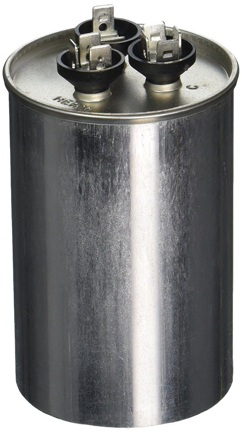 CPT00691 60 + 5 uf MFD 440 Volt VAC - Trane Round Dual Run Capacitor