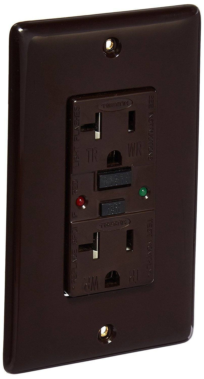 Hubbell GFR5362SG Industrial Grade Tamper Resistant GFCI, 20 amp, 125V