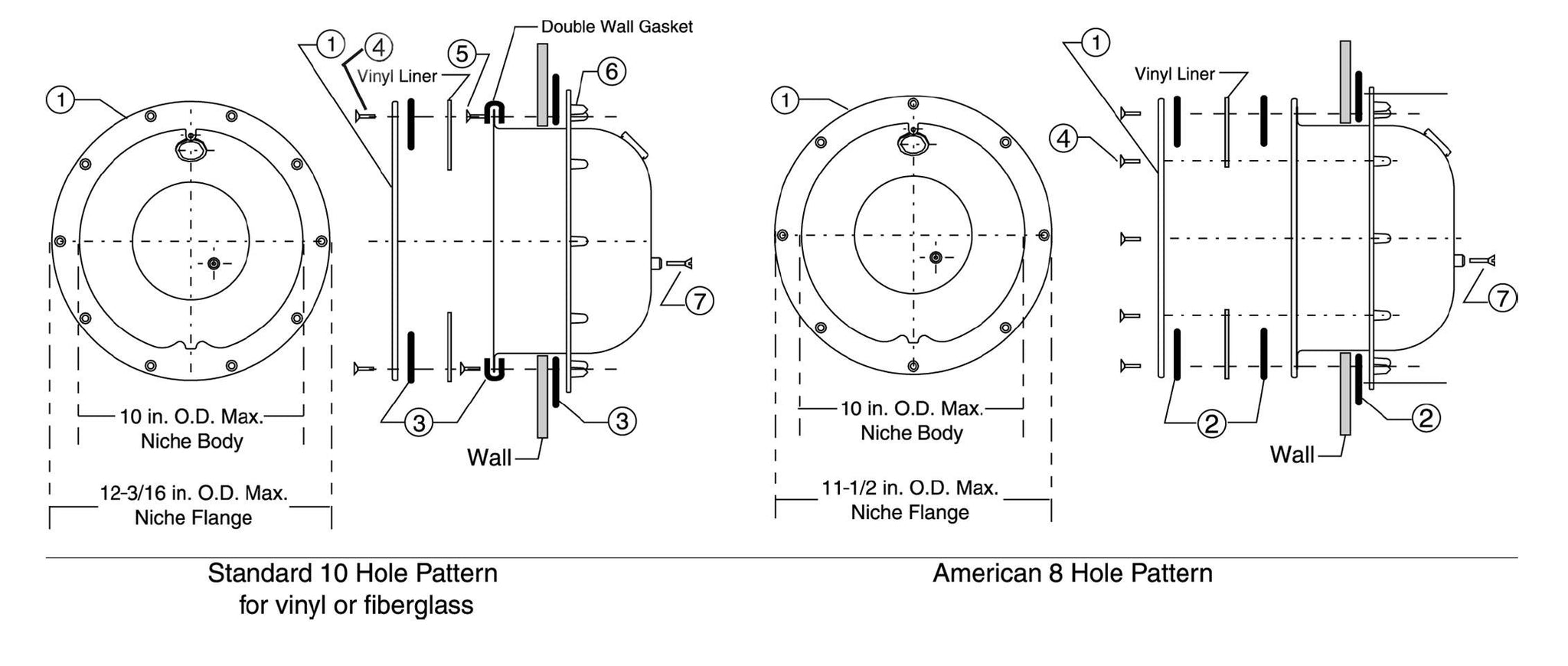 PoolTone™ Solid State 16 Color LED Pool Light 12 or 120 Volts 15 - 150