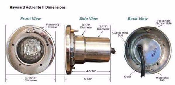 Hayward® Astrolite II® Small Spa Size Blue MR16 LED Upgrade Kit